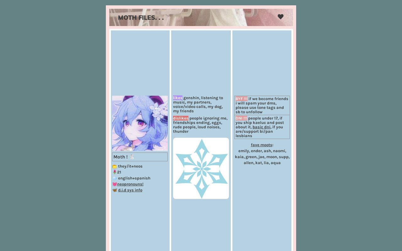 moth’s carrd